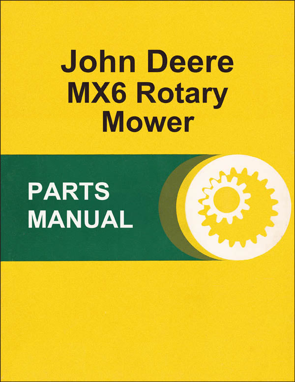 JD MX6 Rotary Mower - Parts Catalog | Farm Manuals Fast