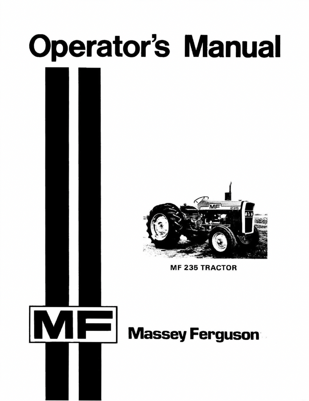 Massey Ferguson 235 Tractor Manual | Farm Manuals Fast