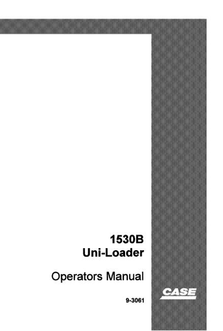Case 1530B Skid-Steer Manual | Farm Manuals Fast