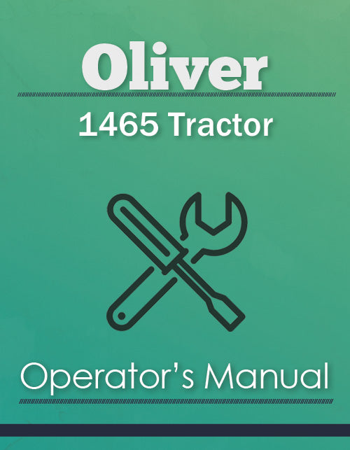 Oliver 1465 Tractor Manual | Farm Manuals Fast